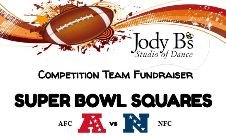Super Bowl Squares Fundraiser - Jody B's Studio of Dance